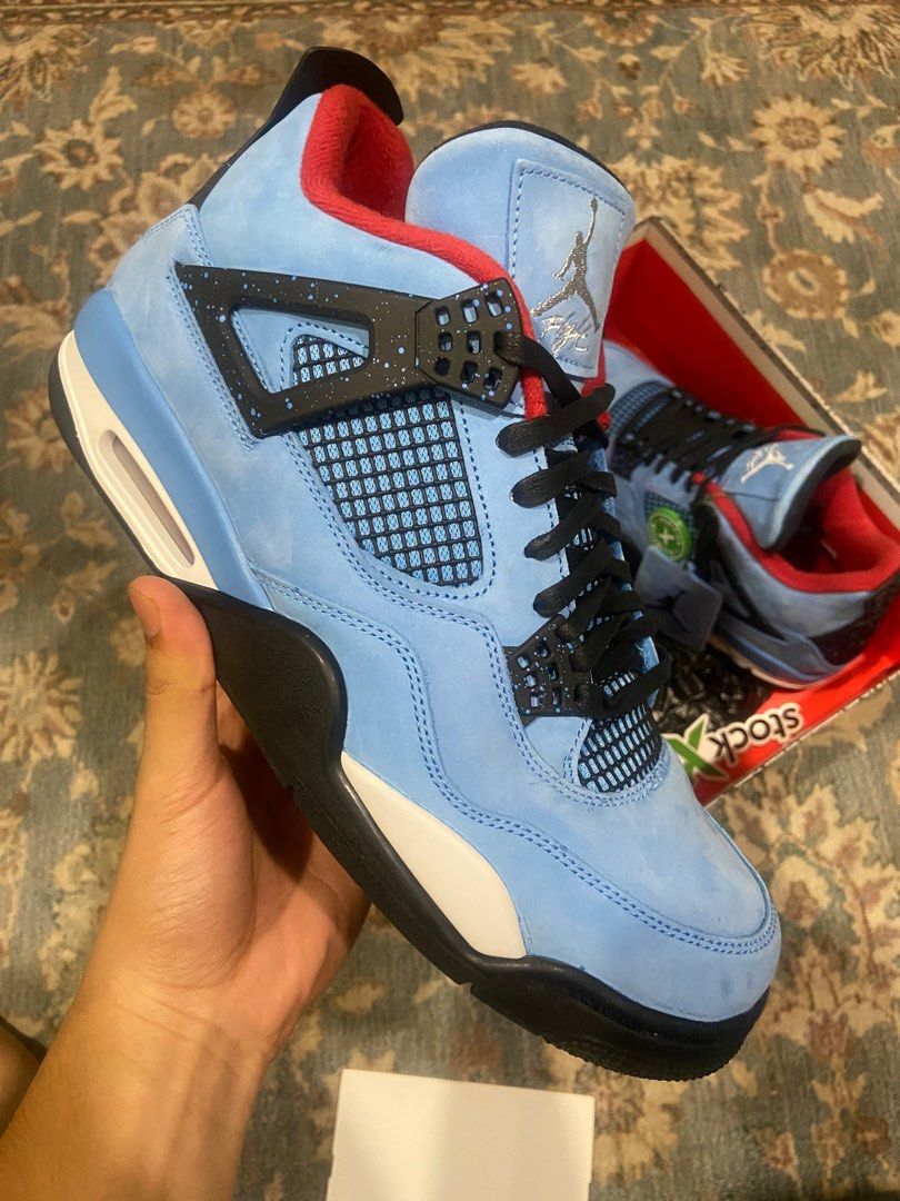 Air Jordan 4 x Travis Scott, Men's Fashion, Footwear, Sneakers on Carousell