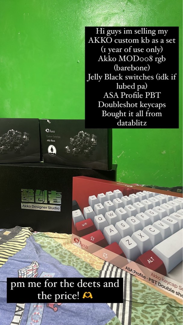 Akko Keyboard Set Negotiable Computers And Tech Parts And Accessories Computer Keyboard On 