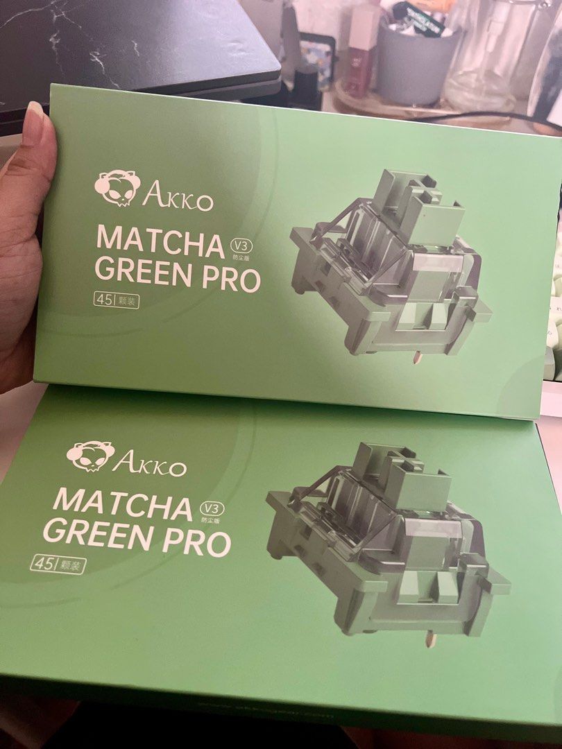 Akko Matcha Green Pro V3 switches, Computers & Tech, Parts ...