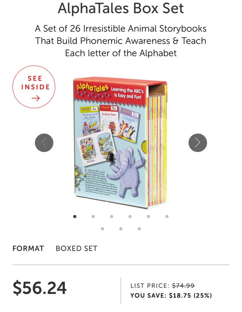 AlphaTales Box Set - Scholastic, Hobbies & Toys, Books & Magazines ...