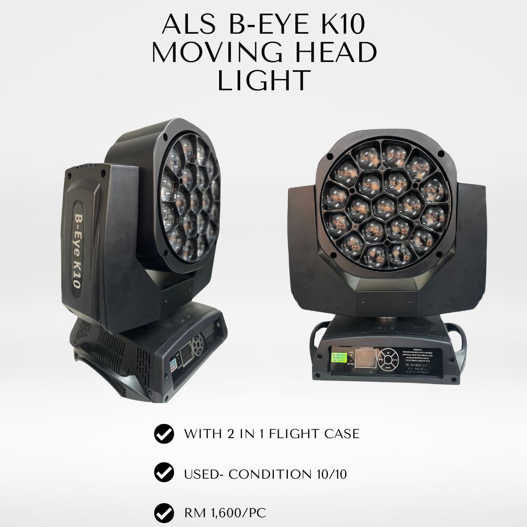 ALS - B-Eye K10 Moving Head Light, Everything Else, Others on Carousell