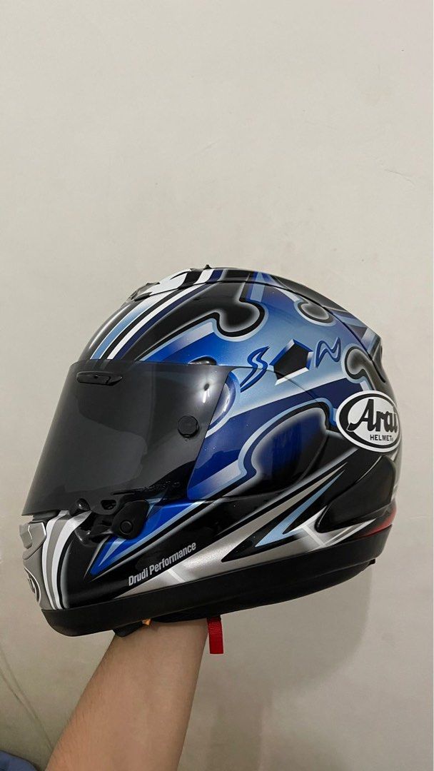 Arai RX7X Nakano Shuriken Silver, Aksesoris Mobil di Carousell