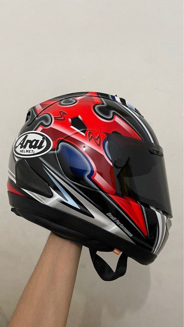 Arai RX7X Nakano Shuriken Silver, Aksesoris Mobil di Carousell