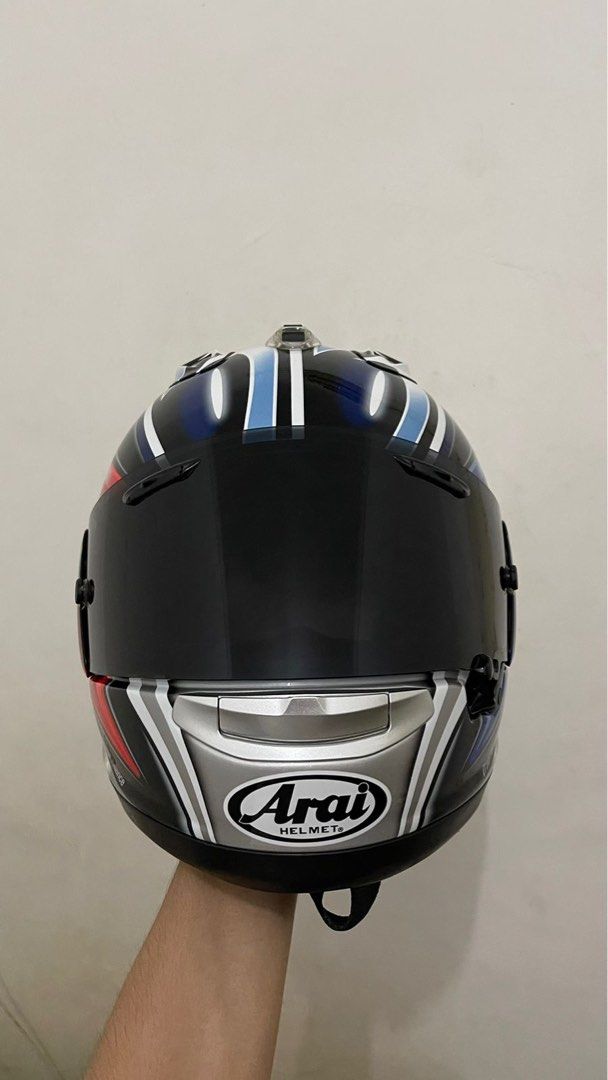 Arai RX7X Nakano Shuriken Silver, Aksesoris Mobil di Carousell