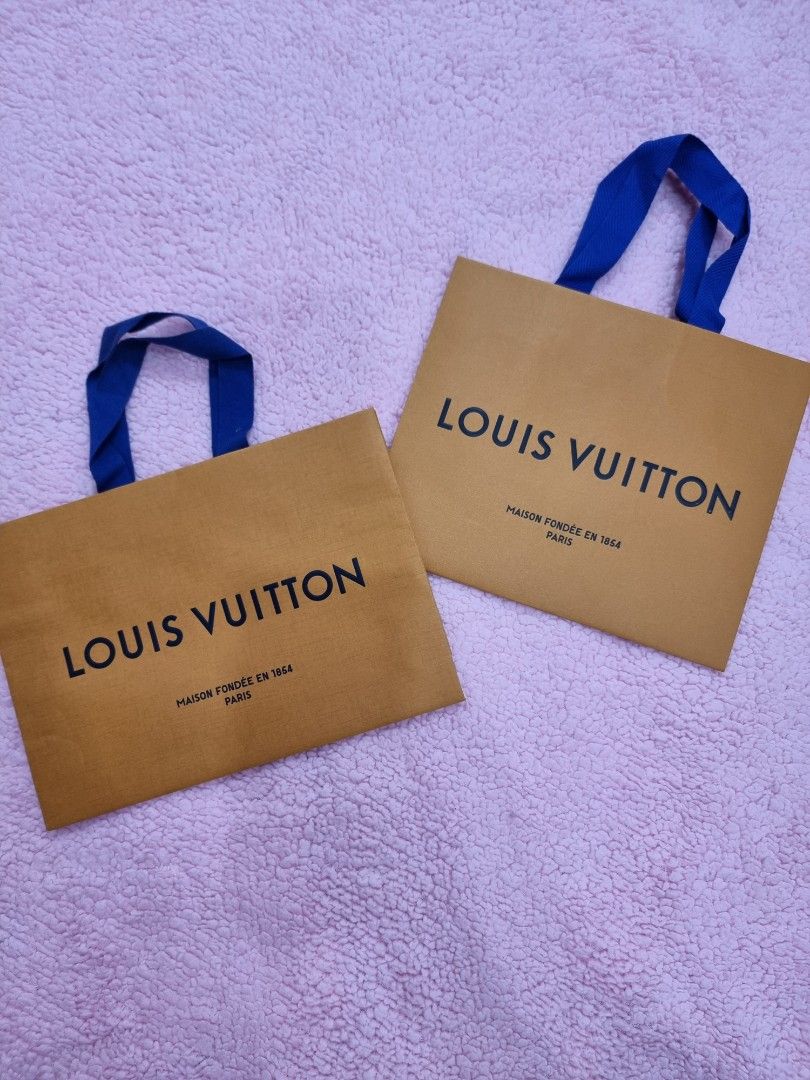AUTHENTIC LV PAPER BAGS, Luxury, Bags & Wallets on Carousell