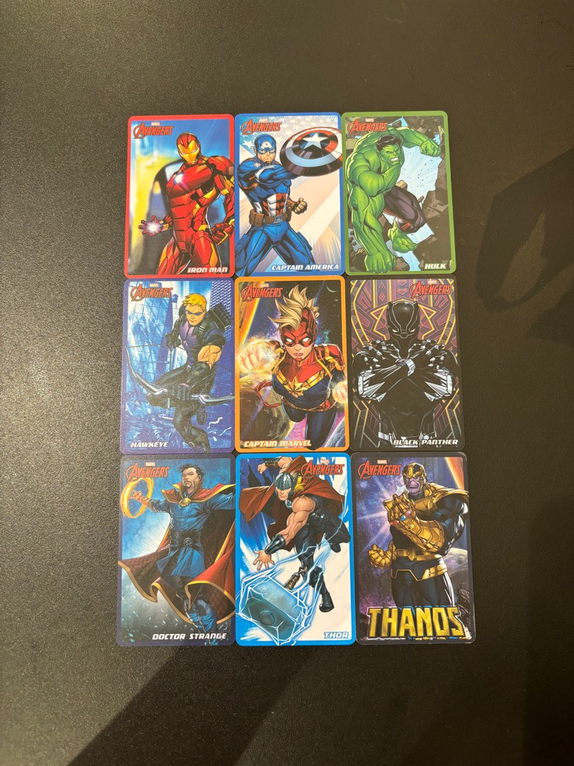Avengers Timezone Card Set Thanos Set, Hobbies & Toys, Memorabilia ...