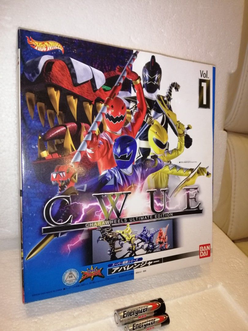 Bandai Hotwheels Charawheels Super Sentai Power Rangers Dino Charge ...