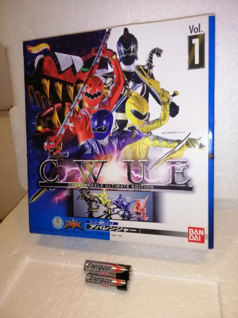 Bandai Hotwheels Charawheels Super Sentai Power Rangers Dino Charge ...