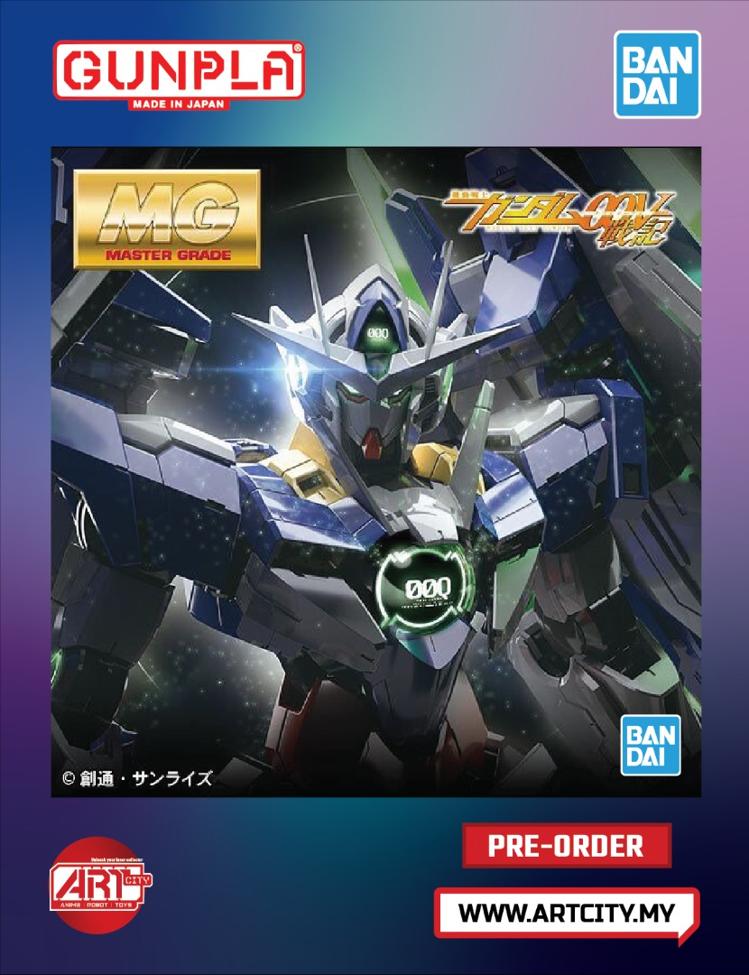 Bandai MG - 00 QAN [T] Full Saber - Gundam OO Quanta Full Saber - 1/100 Scale, Hobbies & Toys ...