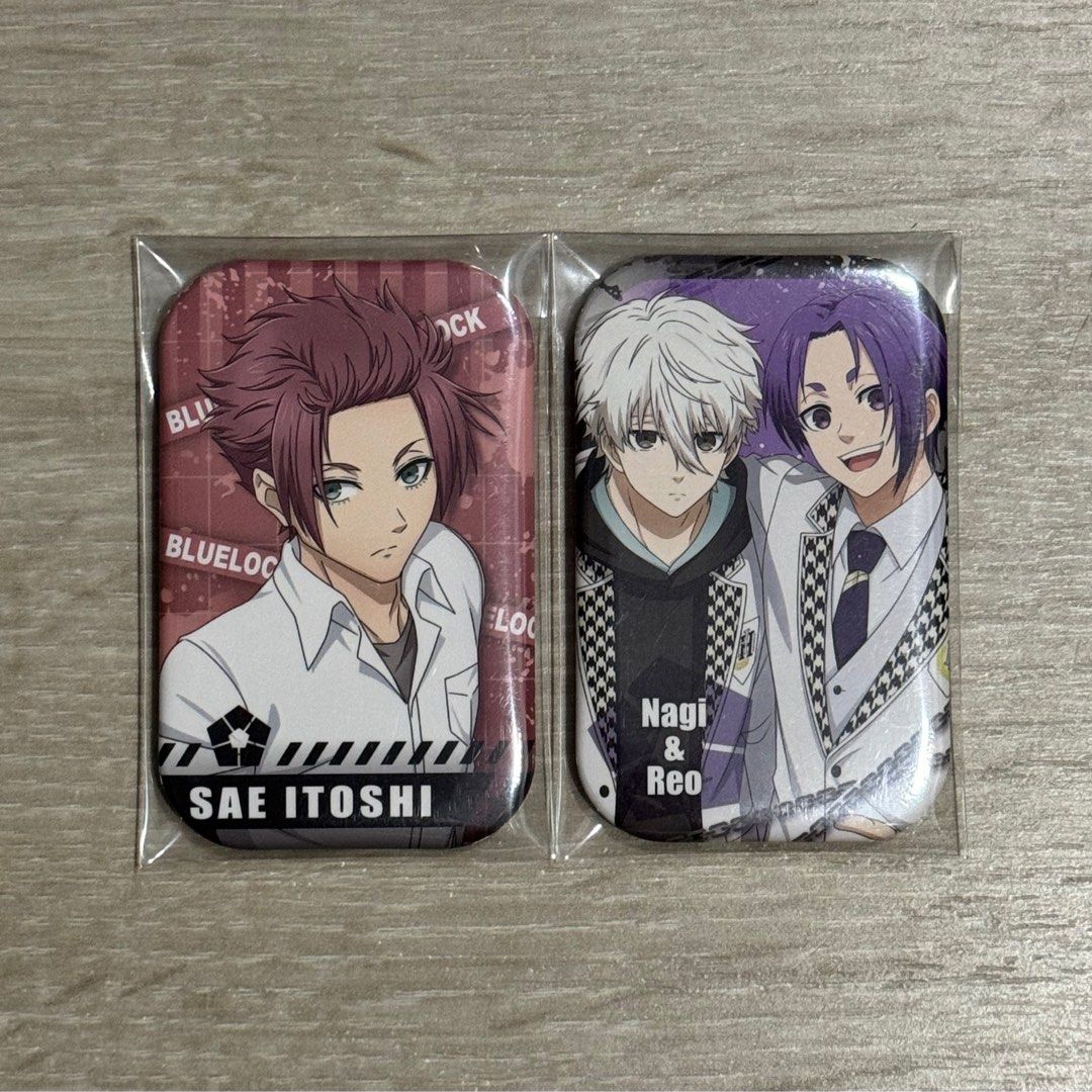 bluelock marukaku badges sae nagi reo, Hobbies & Toys, Memorabilia ...