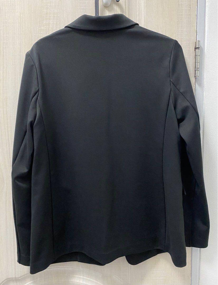 LP POSTED | BNWOT Uniqlo Coat/Blazer - Black, Women's Fashion, Coats ...