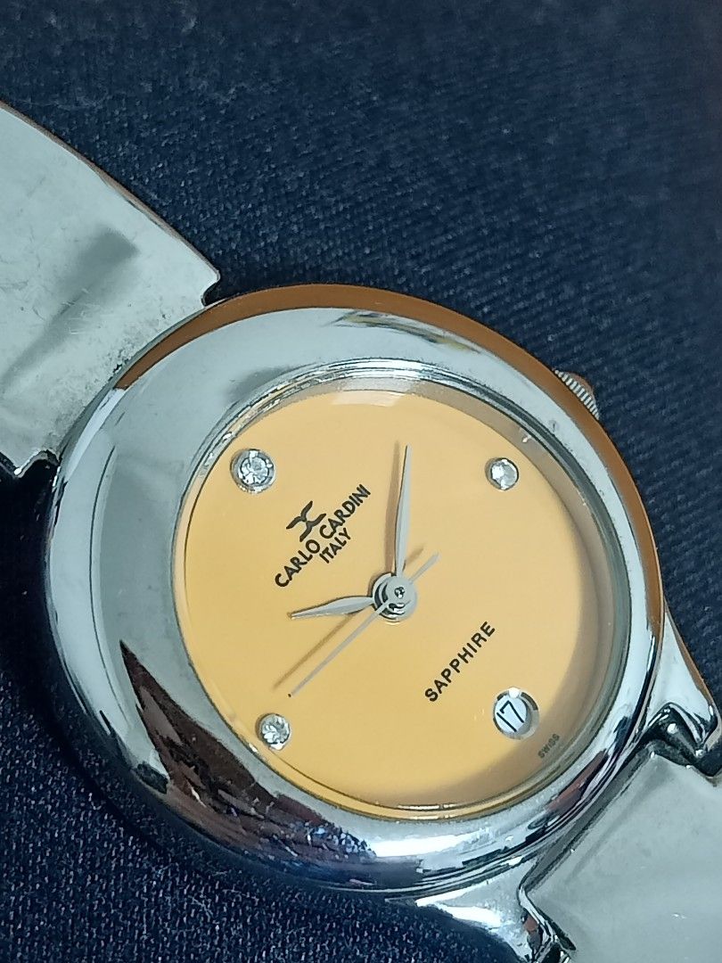 Carlo Cardini Prima Circle Yellow Quartz Ladies, Women's Fashion ...