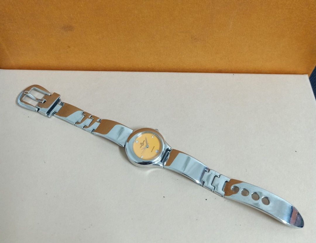 Carlo Cardini Prima Circle Yellow Quartz Ladies, Women's Fashion ...