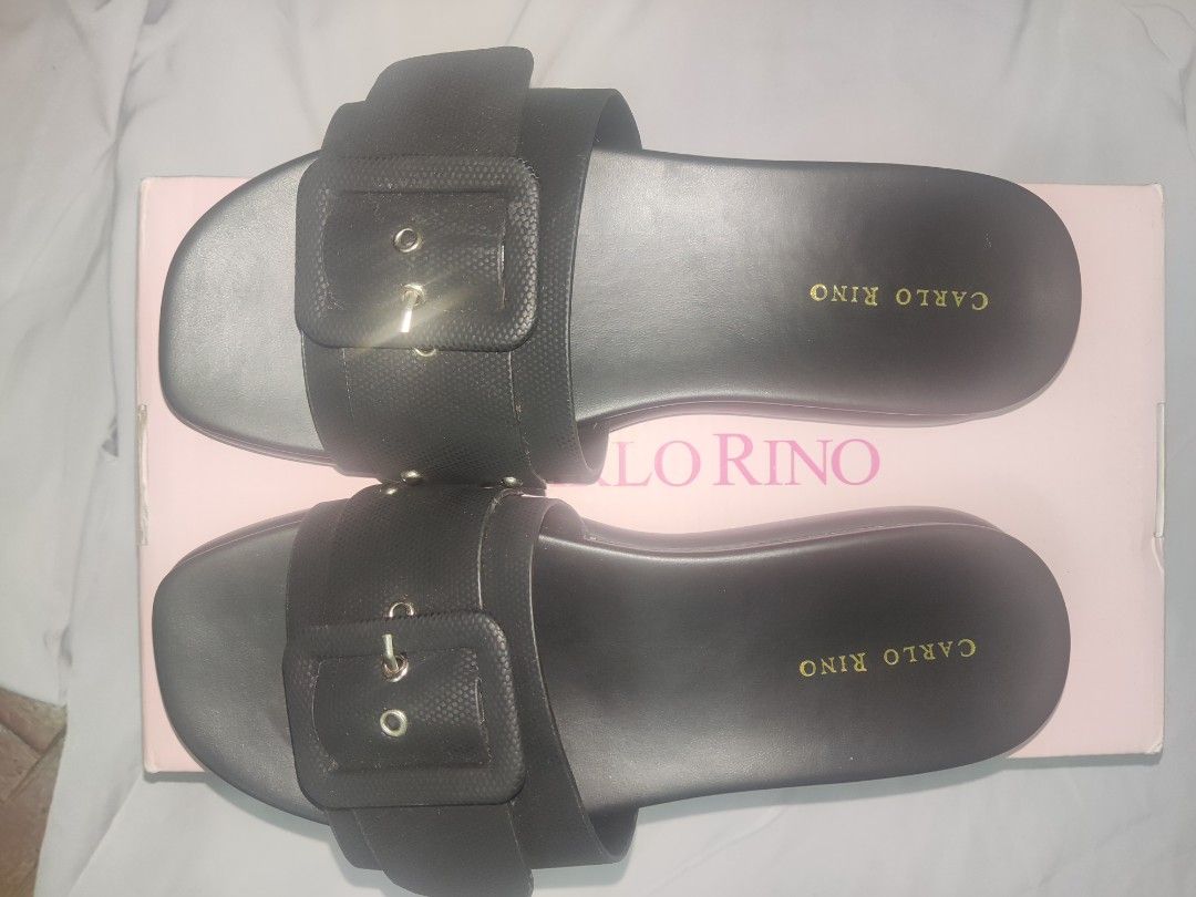 Carlo Rino, Women's Fashion, Footwear, Flipflops and Slides on Carousell