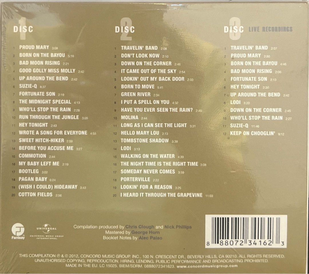 CCR: Greatest Hits & All Time Classics Deluxe 3CD Edition, Hobbies ...