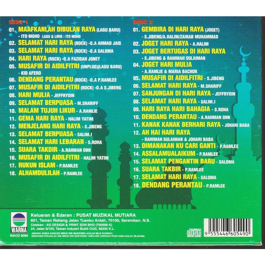 CD MAAFKANLAH DI BULAN RAYA (ORIGINAL), Hobbies & Toys, Music & Media ...