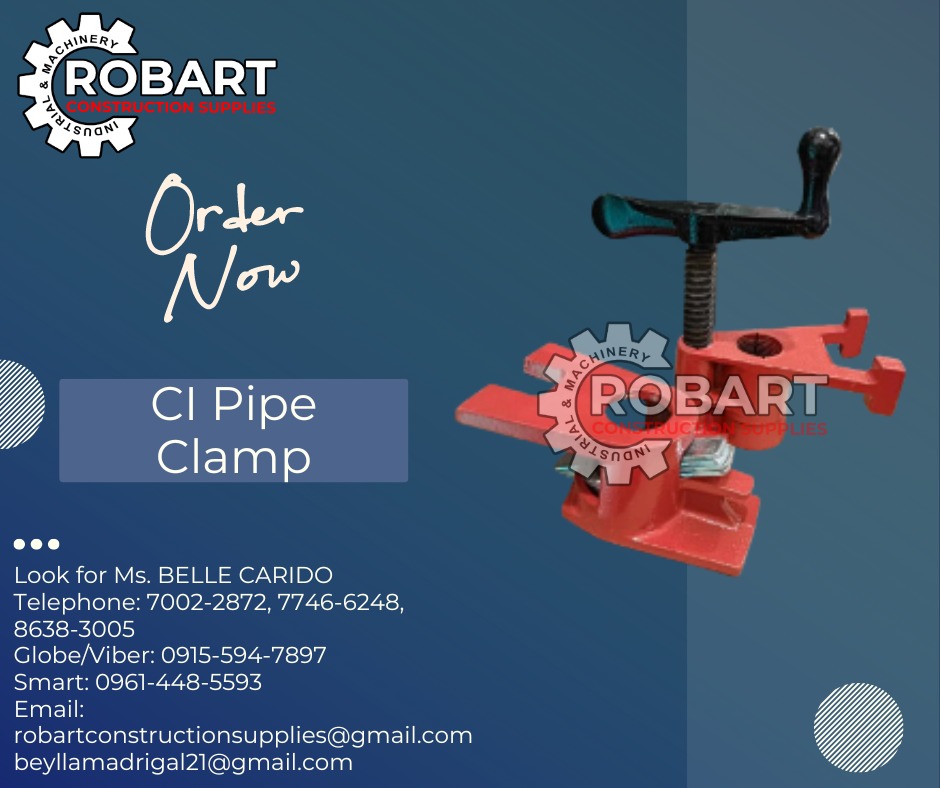 C.I Pipe Clamp, Commercial & Industrial, Construction Tools & Equipment ...