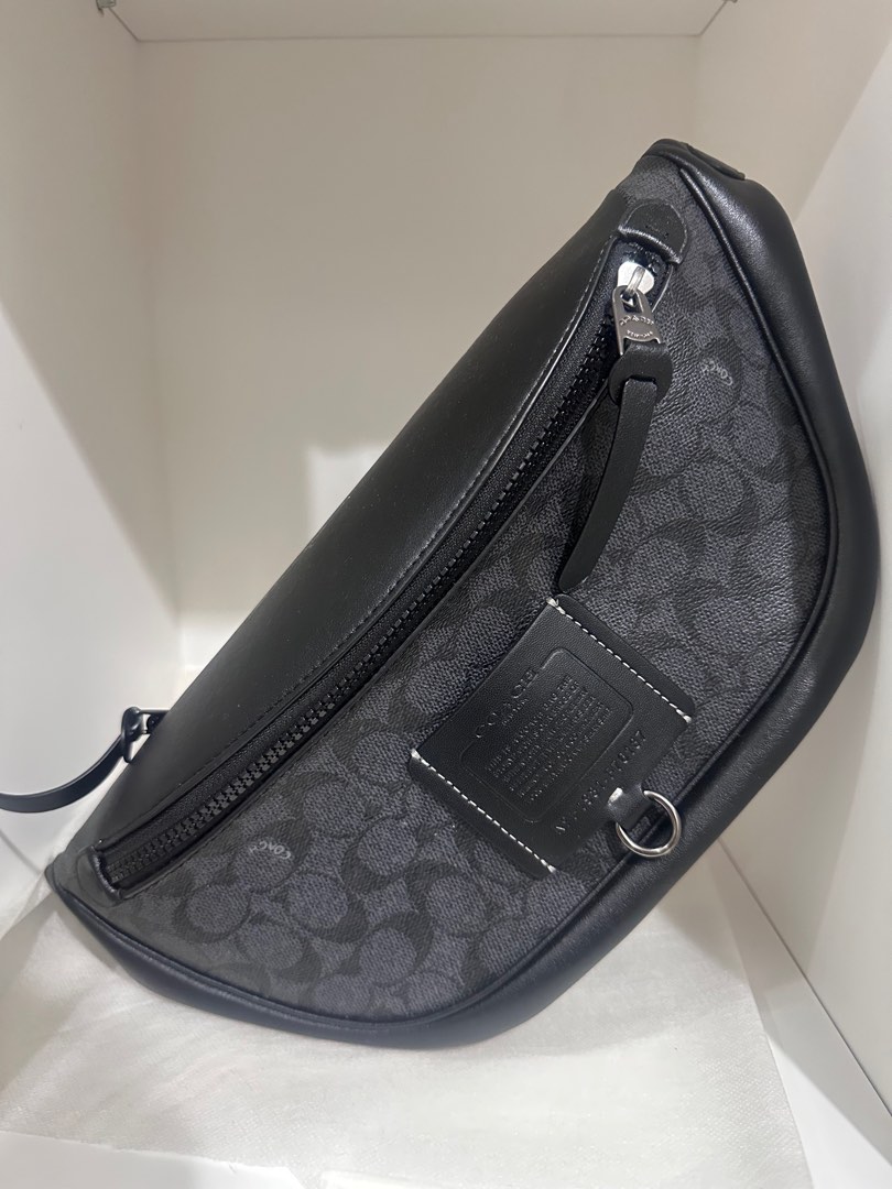 Coach Waist Bag Belt Bag Bumbag Sling Bag, Fesyen Pria, Tas & Dompet ...