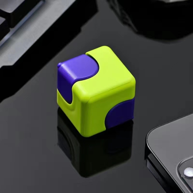 Colorful Square Rubik's Cube Decompress Radish fidget spinner ...