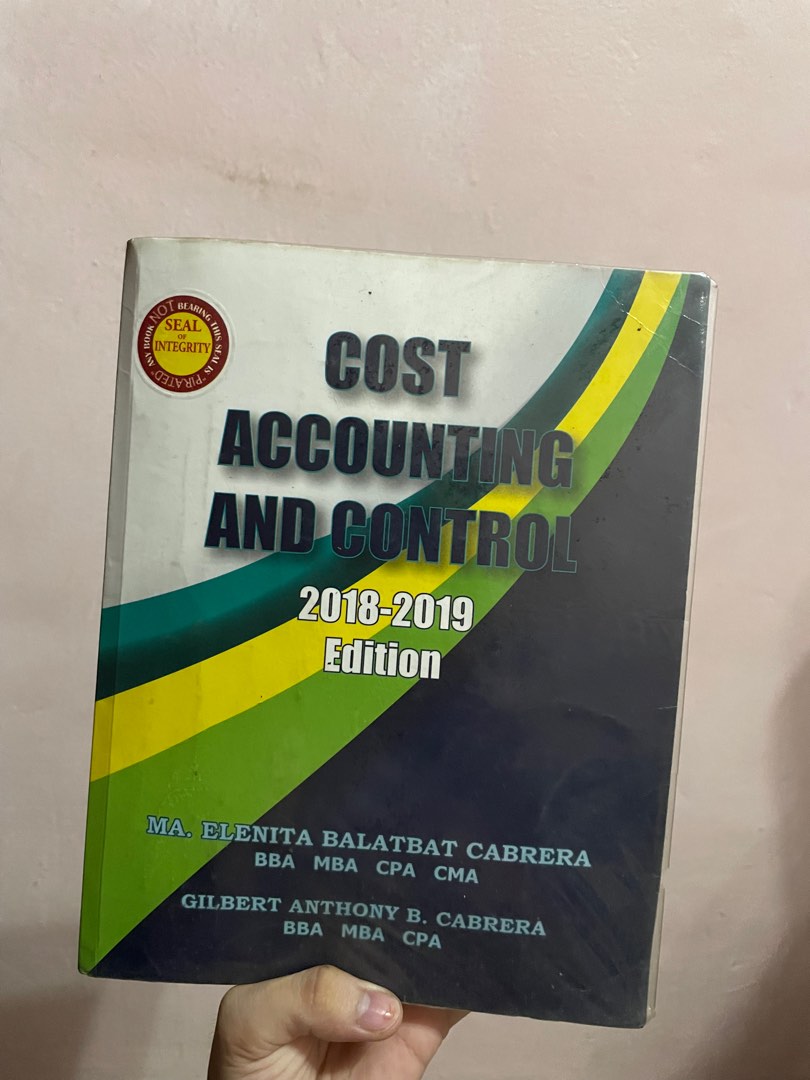 Cost Accounting And Control by Cabrera, Hobbies & Toys, Books ...