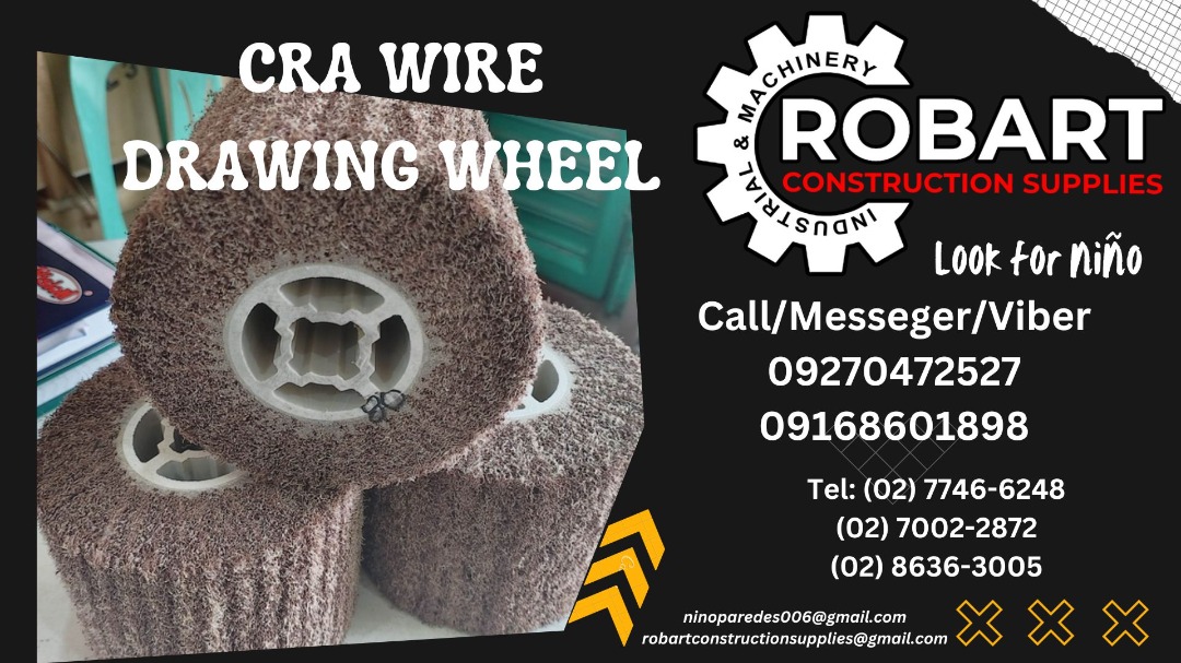 CRA WIRE DRAWING WHEEL, Commercial & Industrial, Construction Tools ...