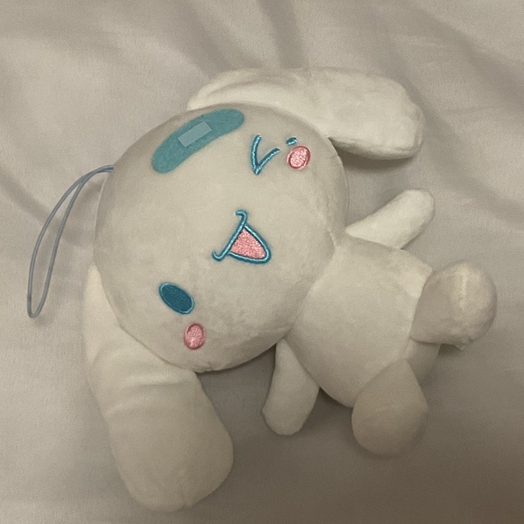crying cinnamoroll with bandaid, Hobbies & Toys, Toys & Games on Carousell