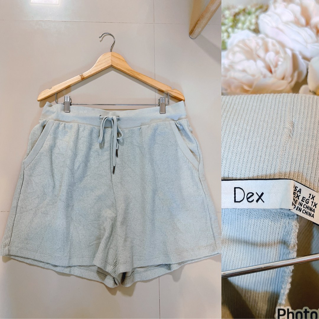 DEX knit short, Women's Fashion, Bottoms, Shorts on Carousell