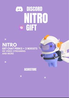 Discord Nitro Gift, Video Gaming, Video Games, Others on Carousell