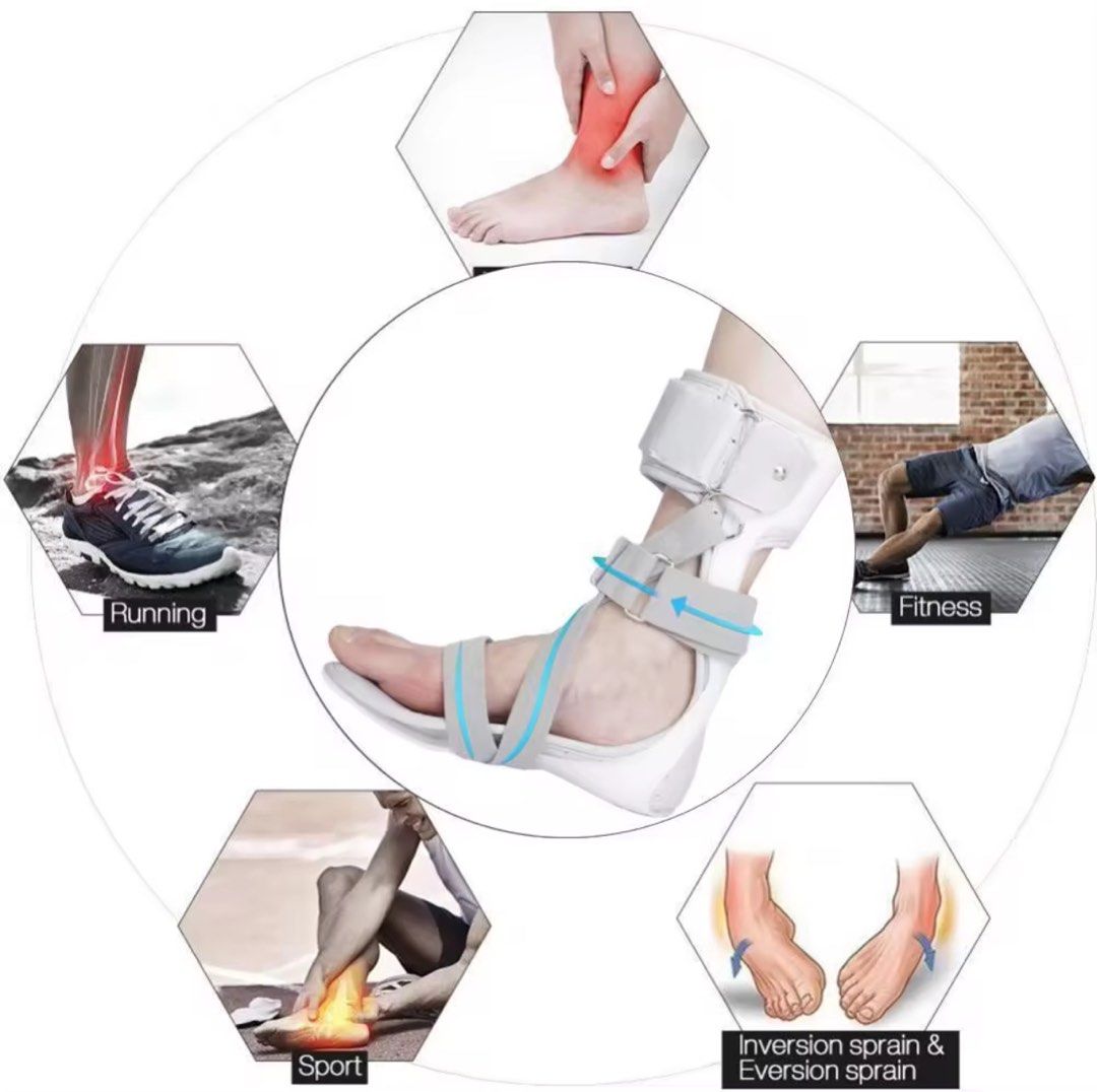 Drop Afo Support Foot Ankle Splint Orthosis Foot Support(Only left foot ...