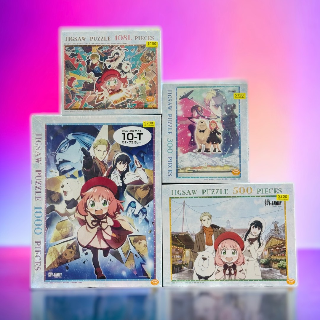 全新日版Ensky 1000塊 500塊 300塊 108塊 Spy Family puzzle 砌圖 電影 劇場版 Code White Anya Bond 安妮 安妮亞 佛傑 ...