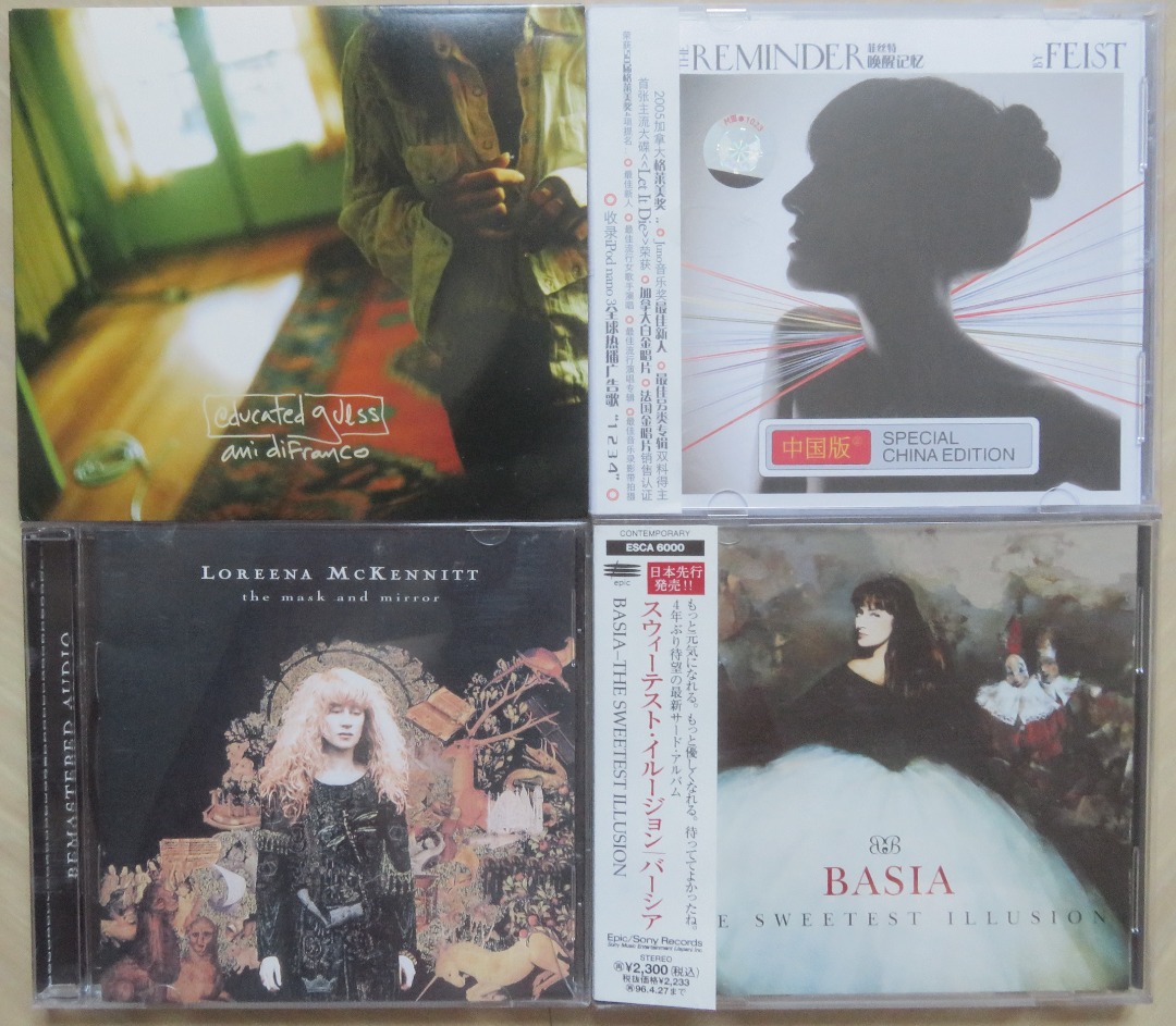 Female Singer CDs (Various prices), Hobbies & Toys, Music & Media, CDs ...