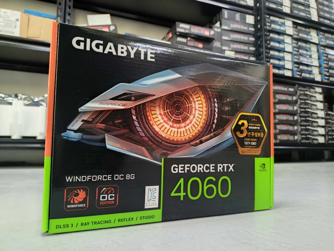 GIGABYTE RTX4060 8G OC, Computers & Tech, Parts & Accessories, Computer ...