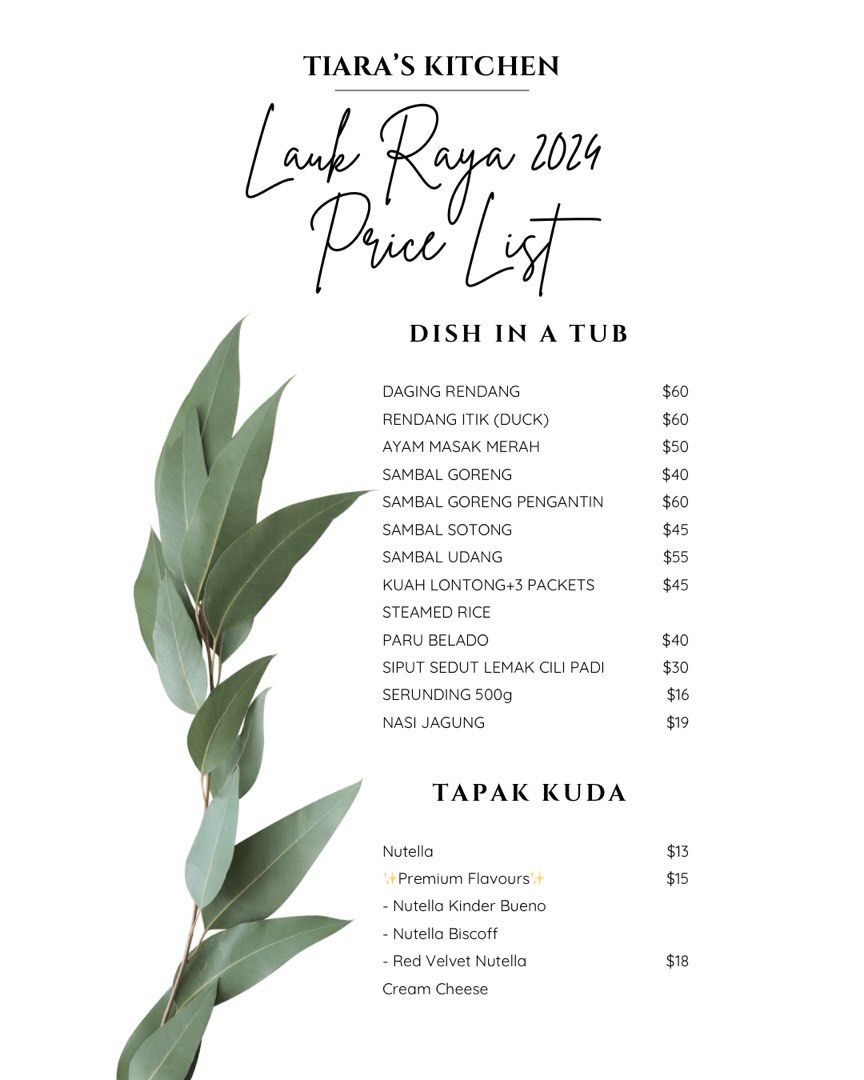 Hari Raya Dish Buffet, Food & Drinks, Local Eats on Carousell