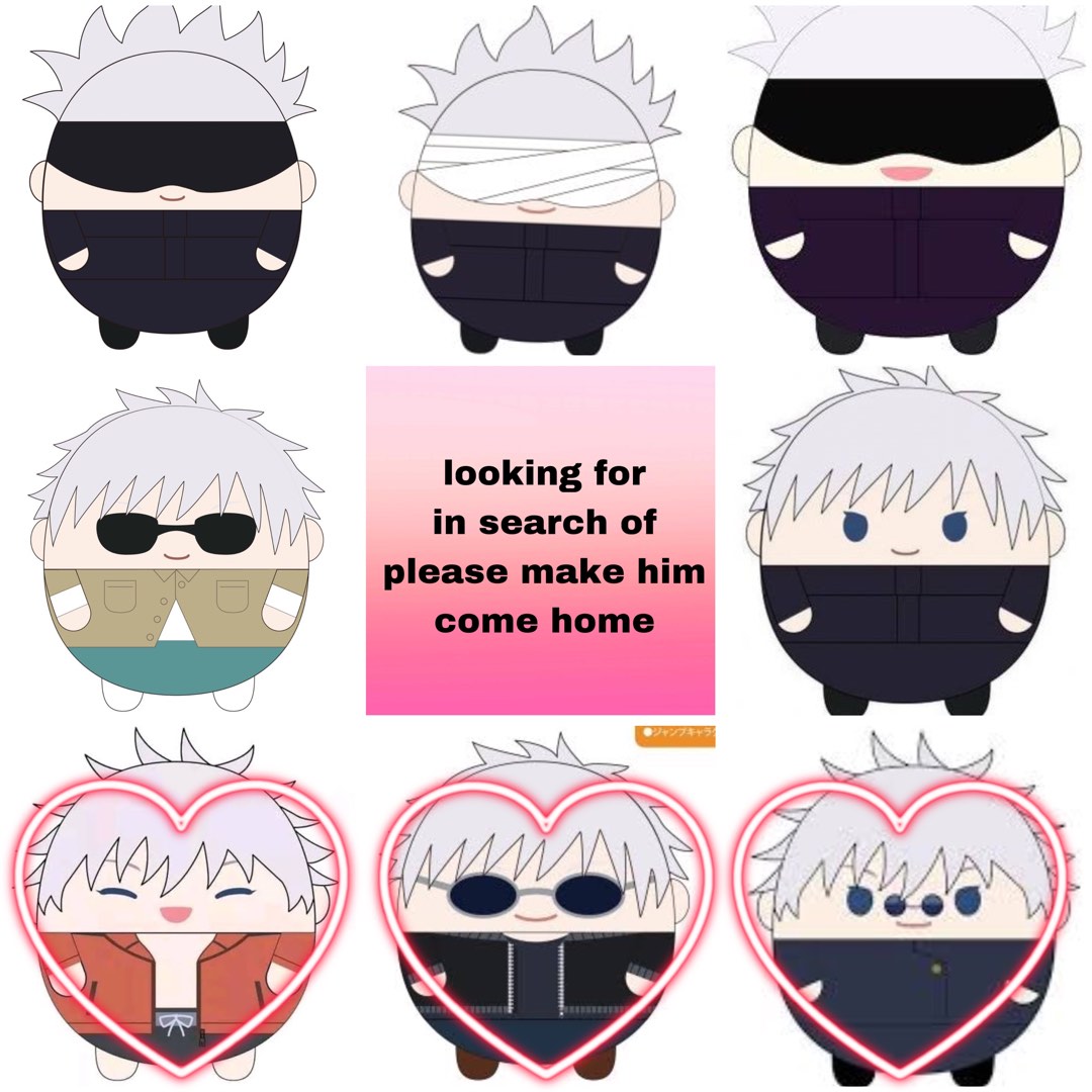 [ISO LF WTB] gojo satoru jujutsu kaisen jjk fuwakororin fuwa small ...