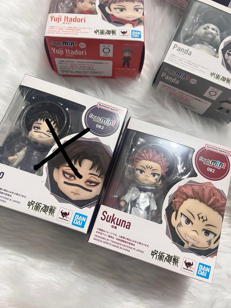 jujutsu kaisen jjk mini figuarts choso maki sukuna yuji panda nobara ...