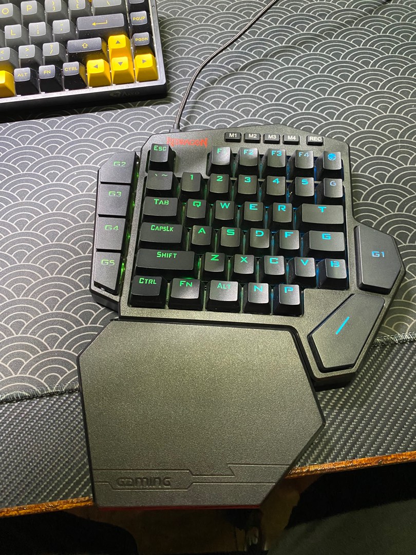 Keyboard One Handed Red Dragon Diti k585, Computers & Tech, Parts ...