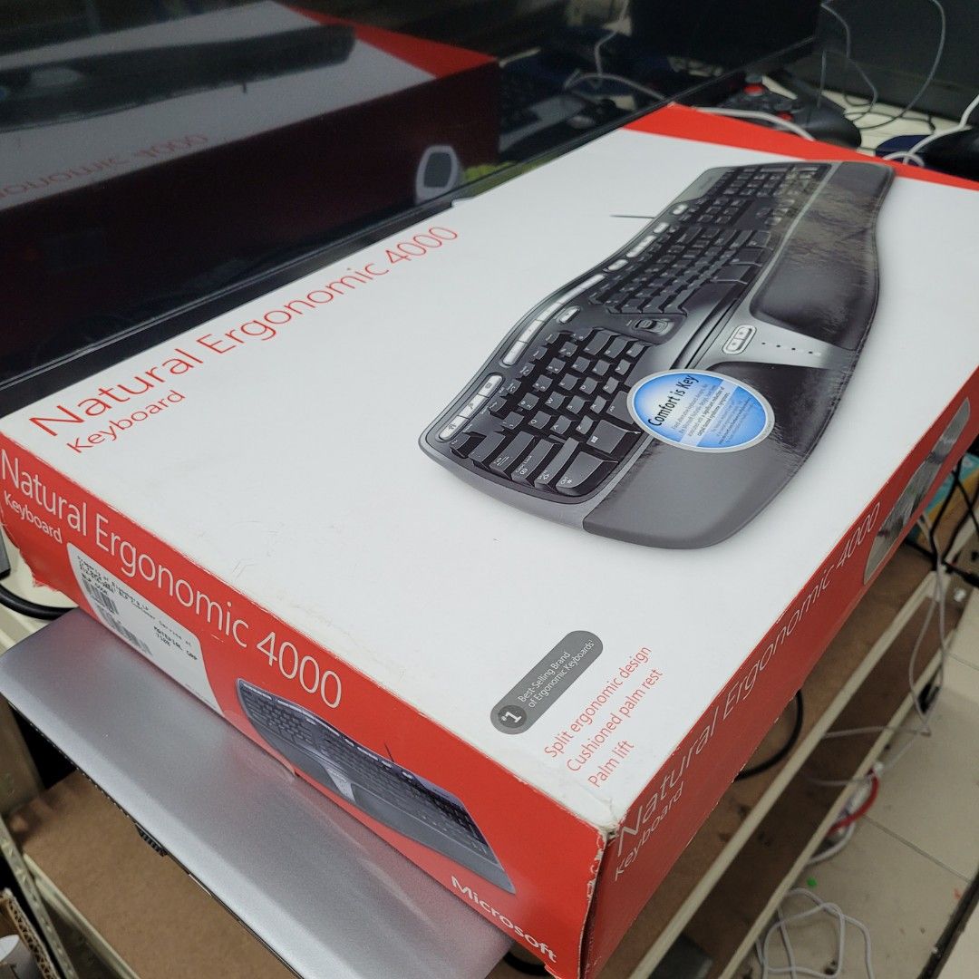 MICROSOFT Natural Ergonomic Keyboard 4000, Computers & Tech, Parts ...