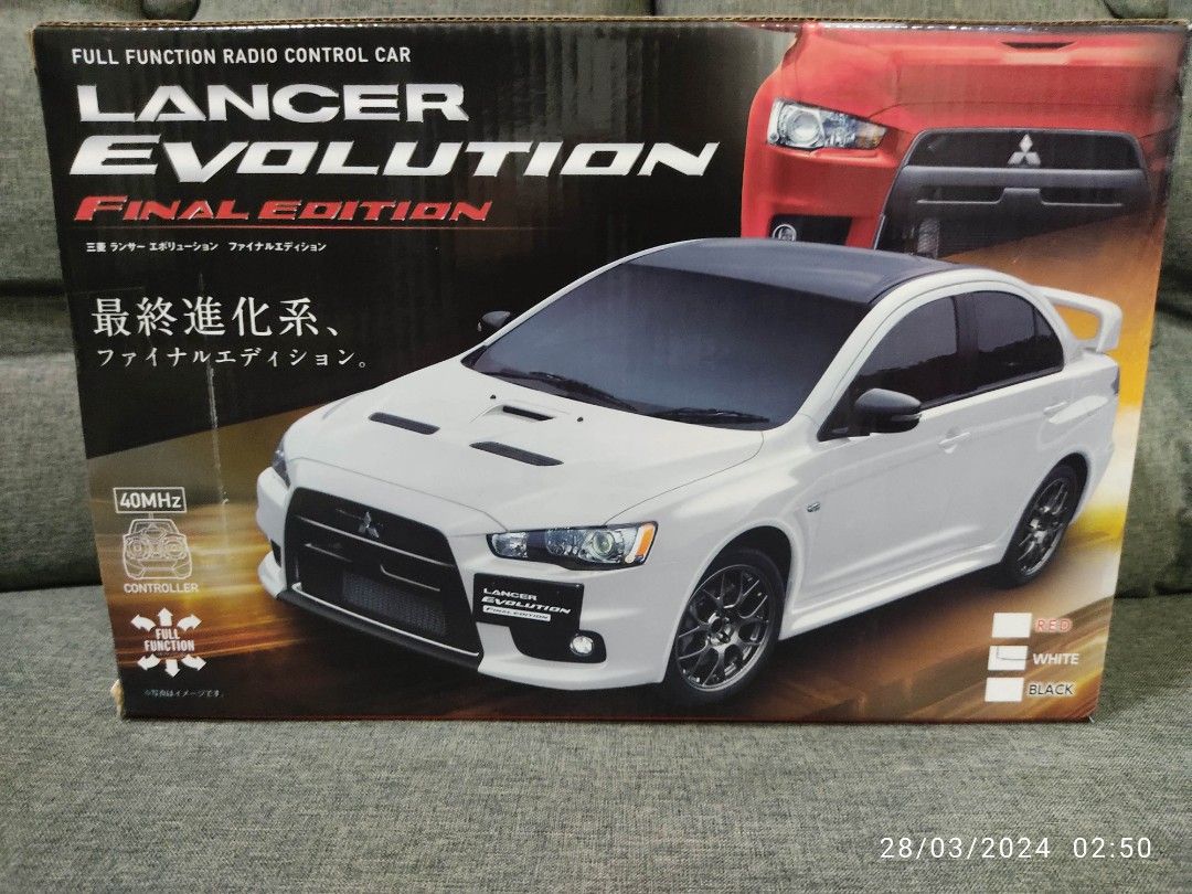 Mitsubishi Lancer Evolution X RC, Hobbies & Toys, Toys & Games on Carousell