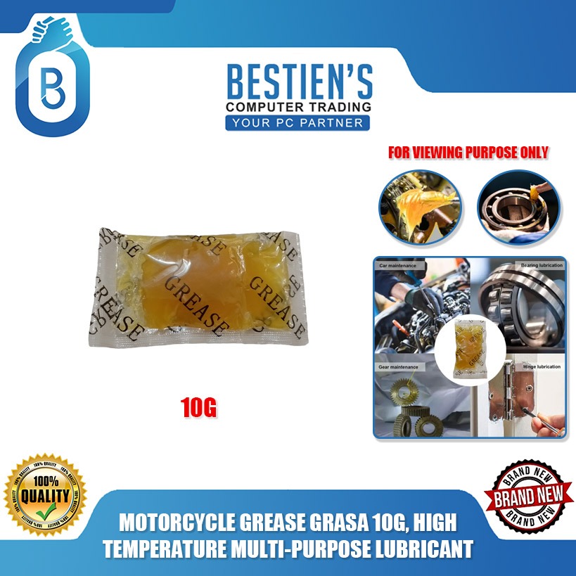 MOTORCYCLE GREASE GRASA 10G, HIGH TEMPERATURE MULTI-PURPOSE LUBRICANT ...
