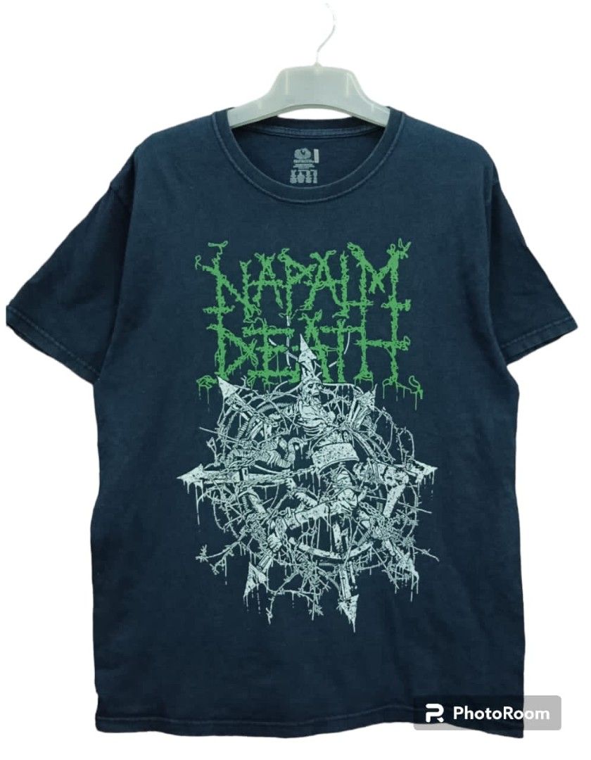Napalm Death Band Tee, Men's Fashion, Tops & Sets, Tshirts & Polo ...