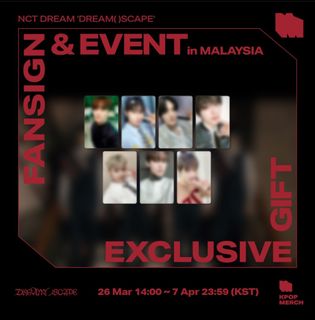 NCT Dream Dream()Scape Zone Pop Up Store Official Goods, Hobbies & Toys ...