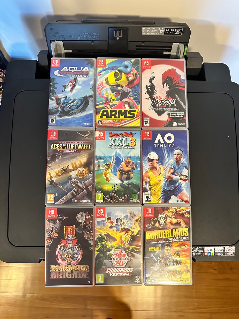 Nintendo Switch game Aqua Utopia / Arms / Aragami / Aces of the ...