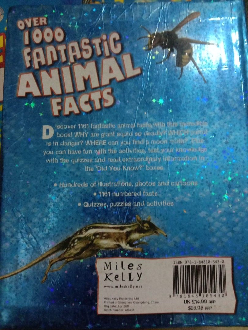 Over 1000 Fantastic Animal Facts, Hobbies & Toys, Books & Magazines ...