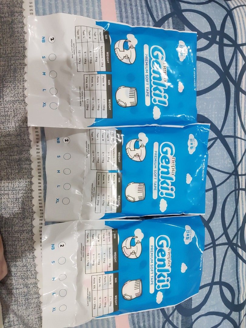 Pampers sachet nepia genki original baby newborn baru lahir bayi soft ...