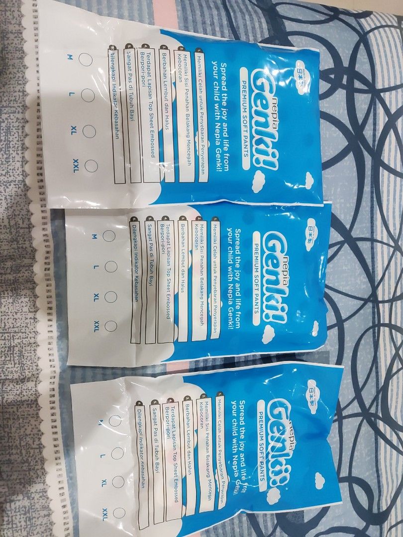 Pampers sachet nepia genki original baby newborn baru lahir bayi soft ...