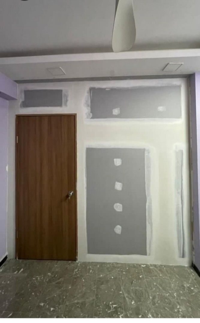 Partition wall, Aircon boxup, Pipe box up, False ceiling, L box install ...