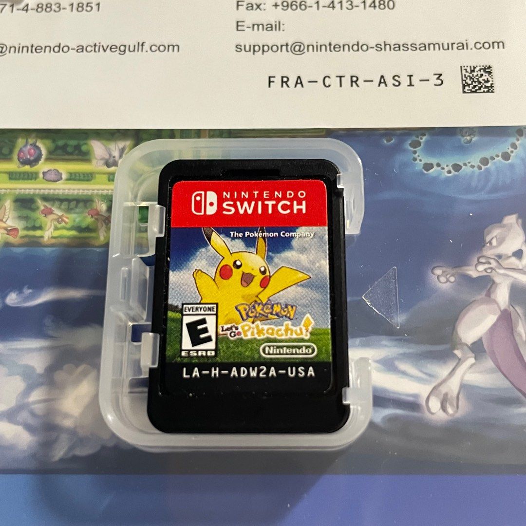 Pokemon Let's Go Pikachu Nintendo Switch / Switch Lite game (PLEASE ...