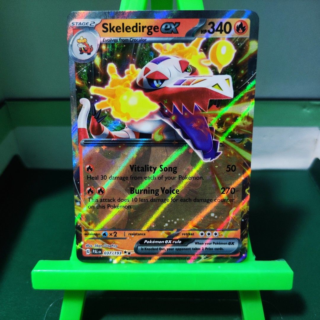 Pokemon TCG - Skeledirge ex, Hobbies & Toys, Toys & Games on Carousell