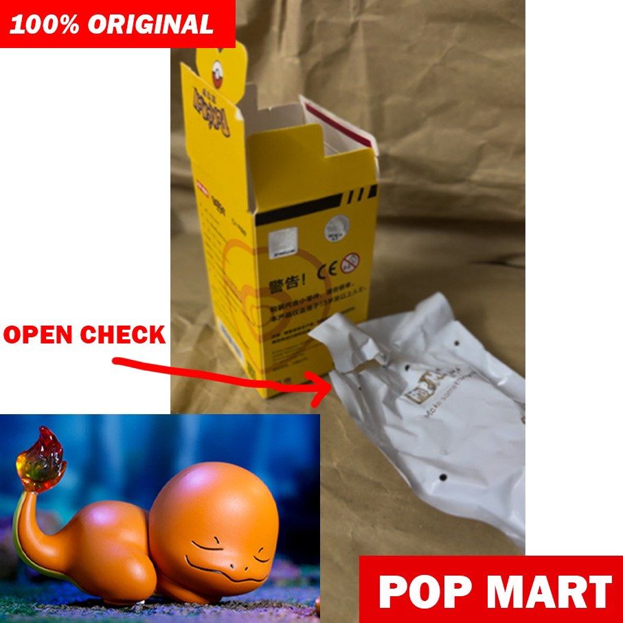 POP MART Pokemon Sit Back & Relax Blind Box 盲盒 - Sleepy Charmander ...