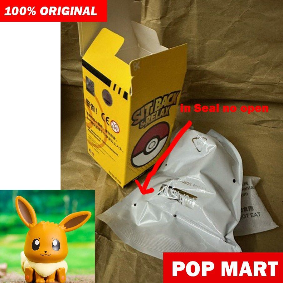 POP MART Pokemon Sit Back & Relax Blind Box 盲盒-Eevee (Condition as ...
